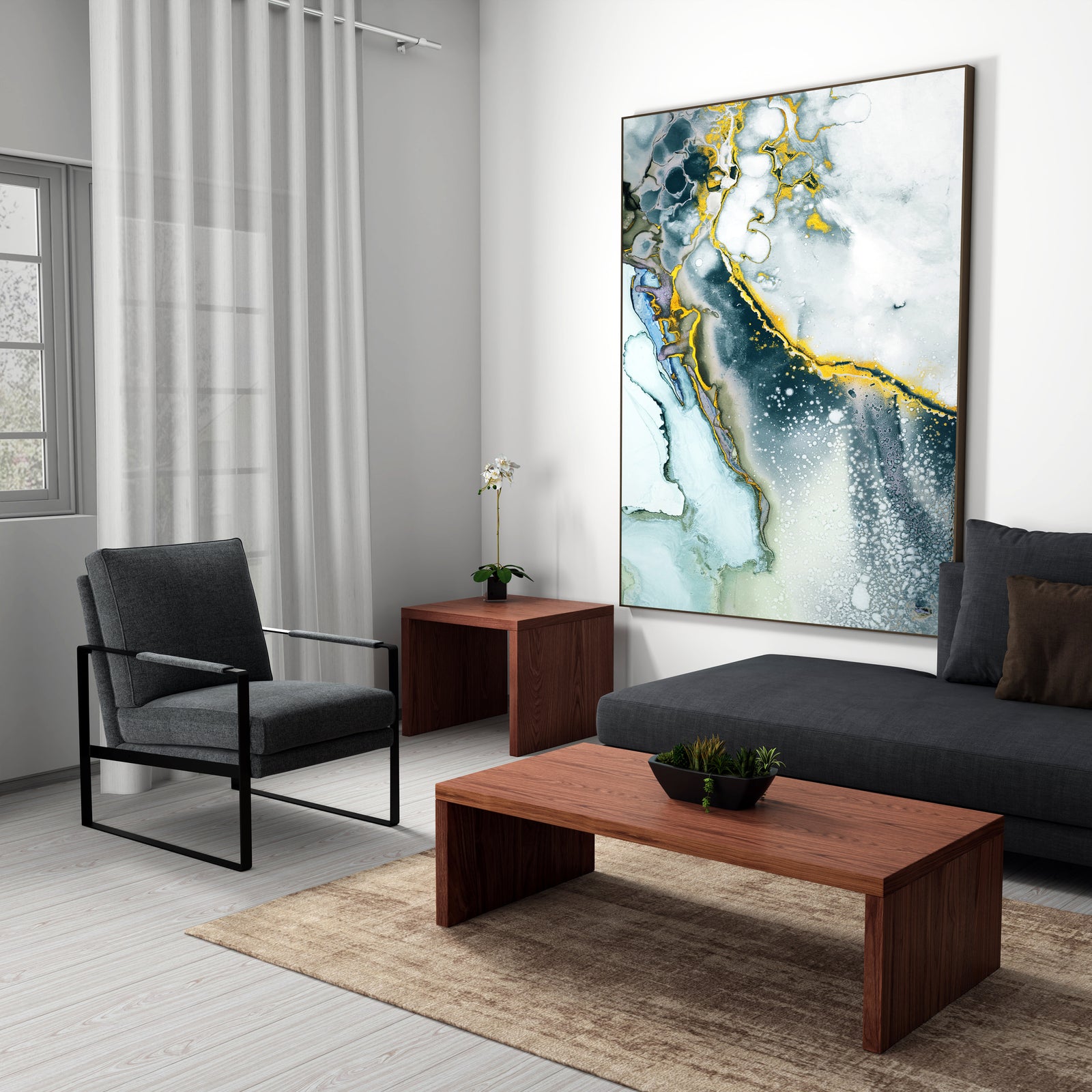 Abby 48" Coffee Table