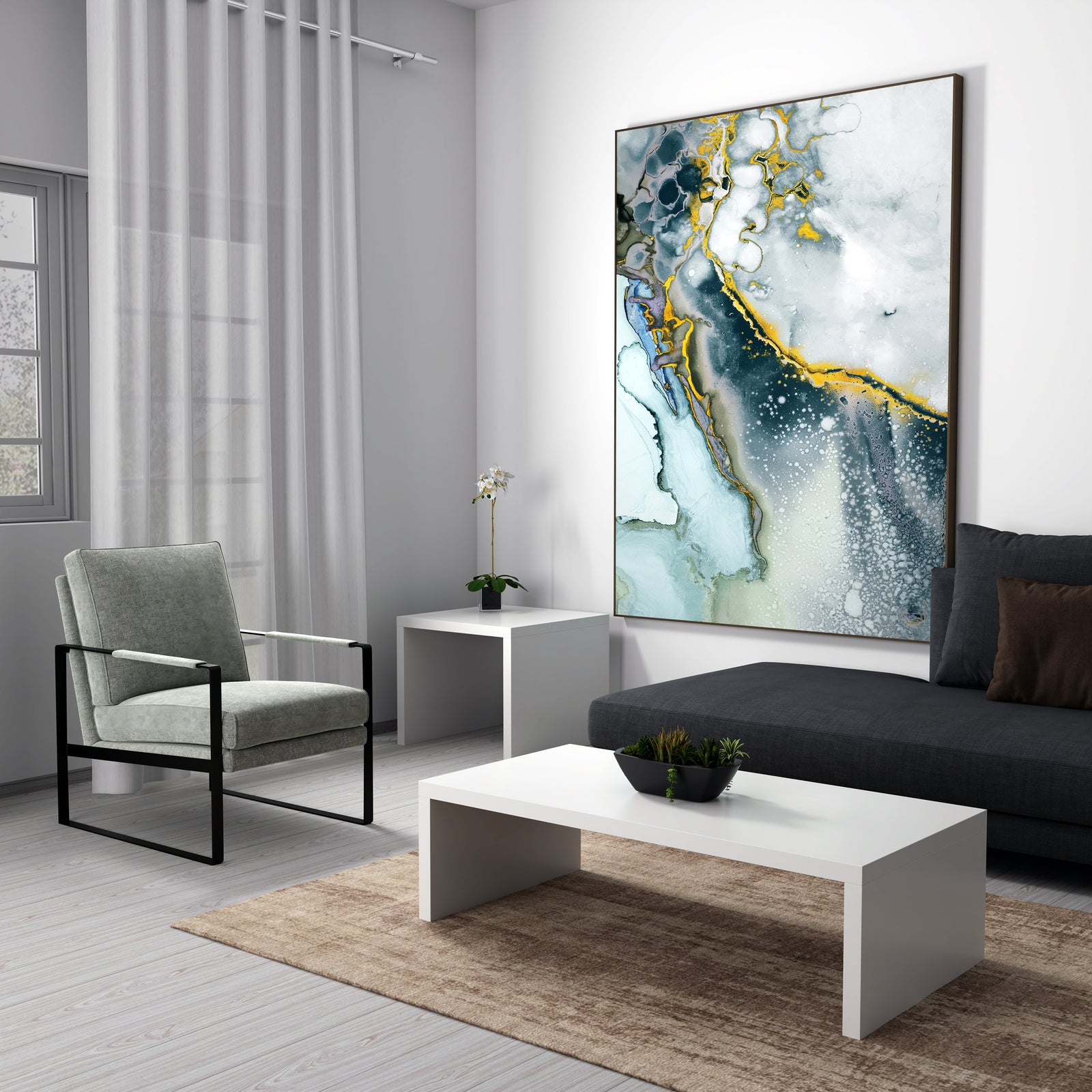 Abby 48" Coffee Table
