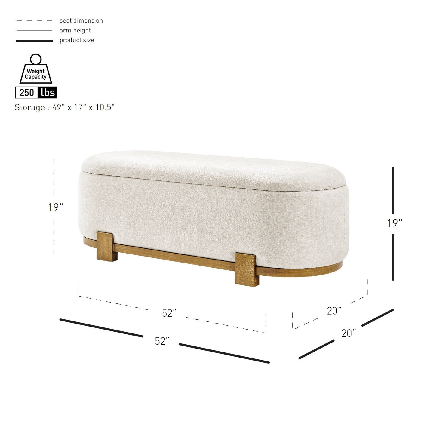 Ayleen Storage Bench