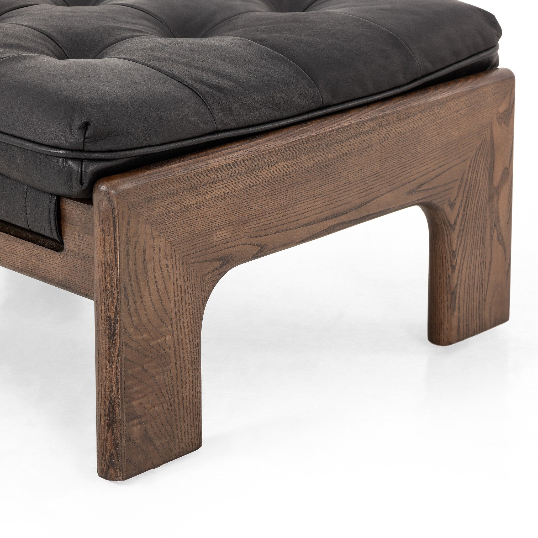 Four Hands Halston Ottoman Heirloom Sienna
