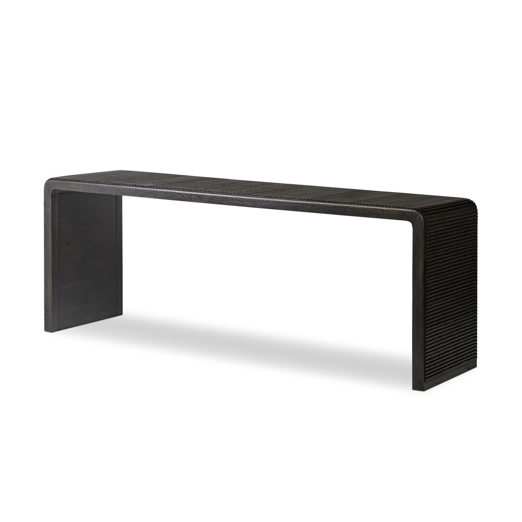Leo Console Table - Smoked Black