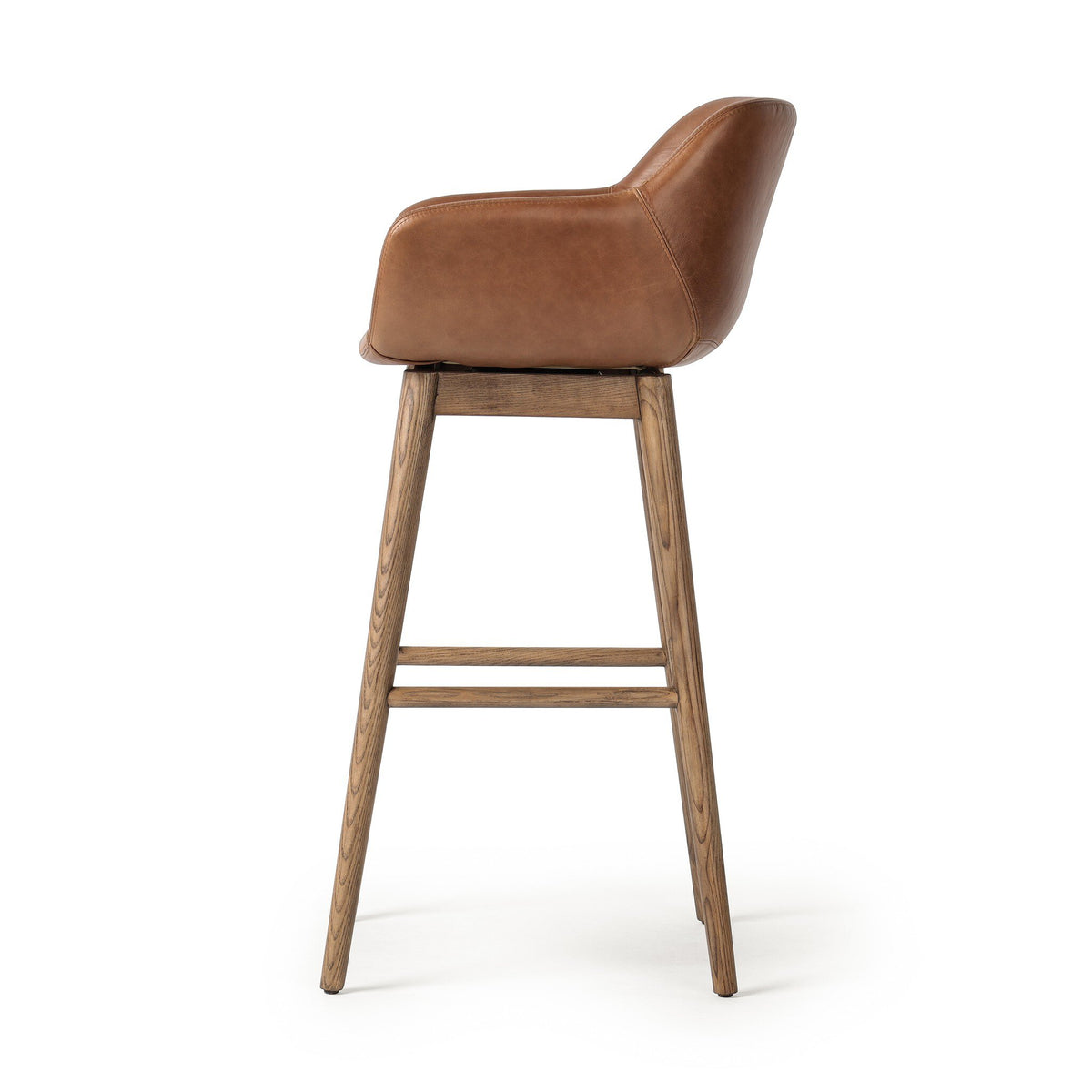 Hannah Swivel Bar + Counter Stool - Sonoma Chestnut – Old Bones Co ...