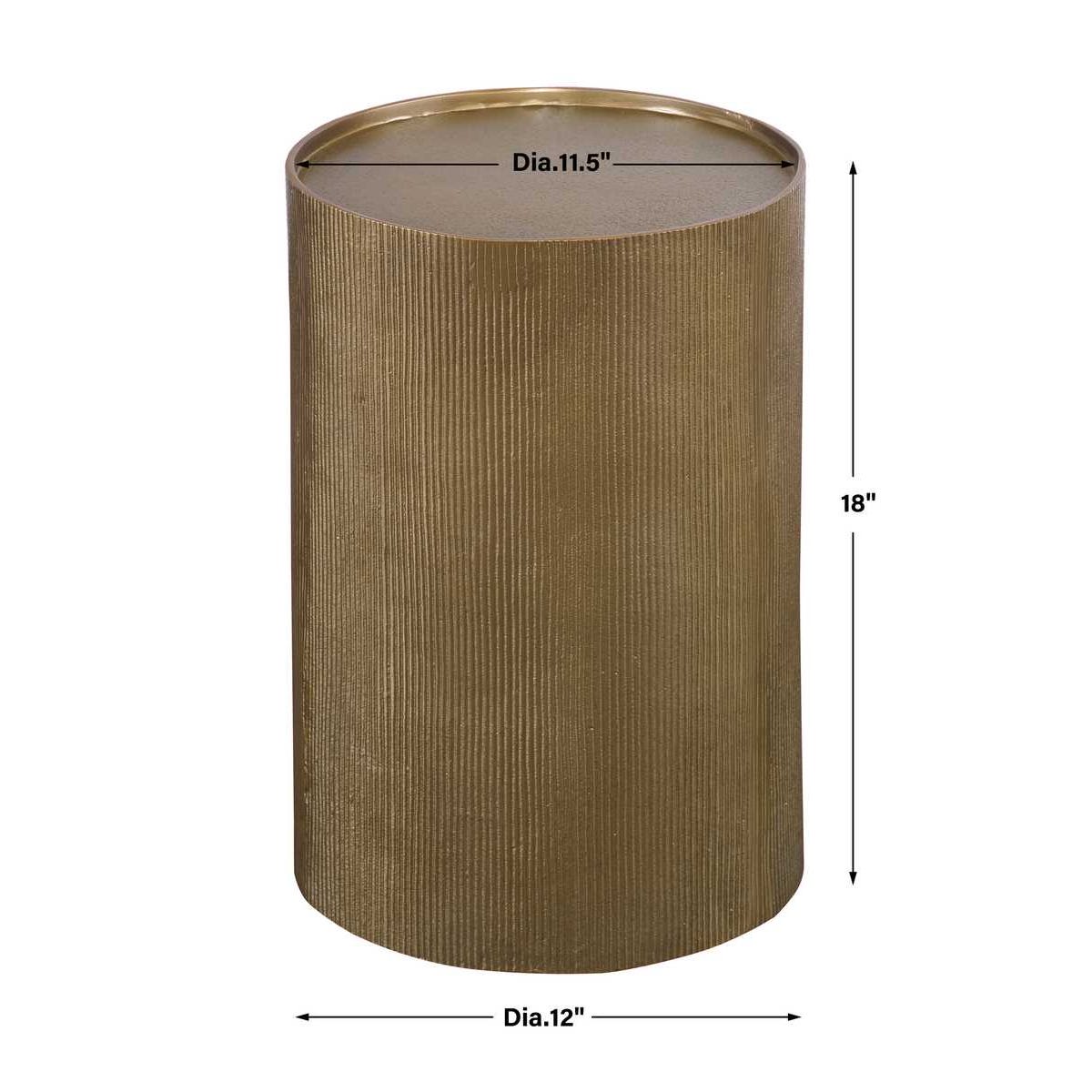 Uttermost Adrina Drum Accent Table