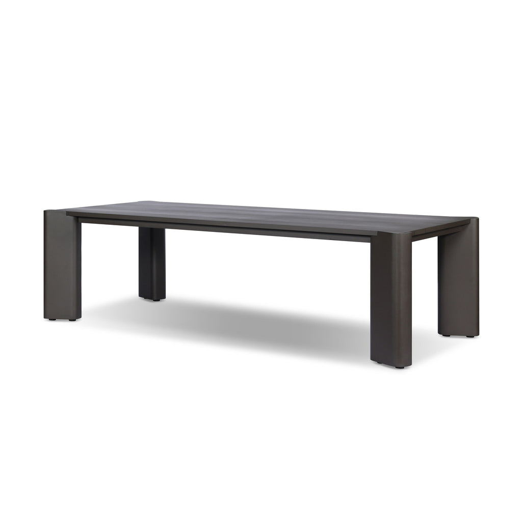 Soho 106" Outdoor Metal Dining Table