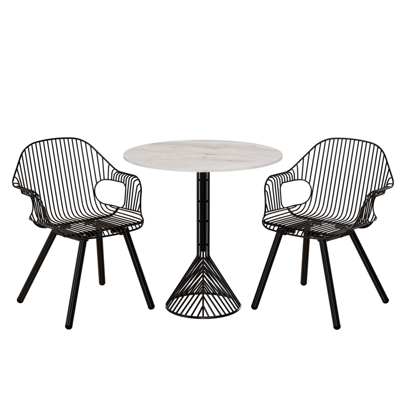 30" Bistro Table + Rita Set