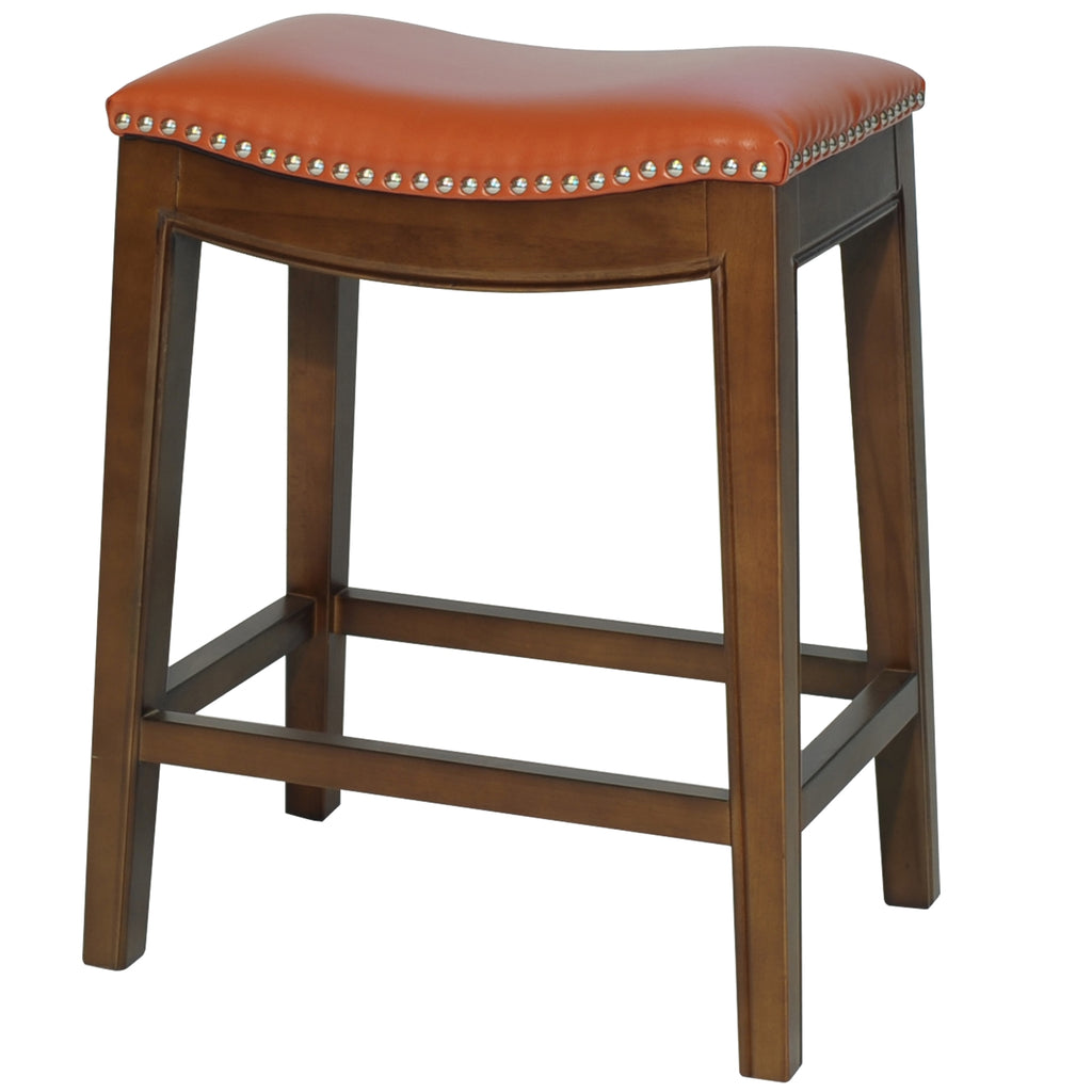 Elmo KD Bonded Leather Counter Stool