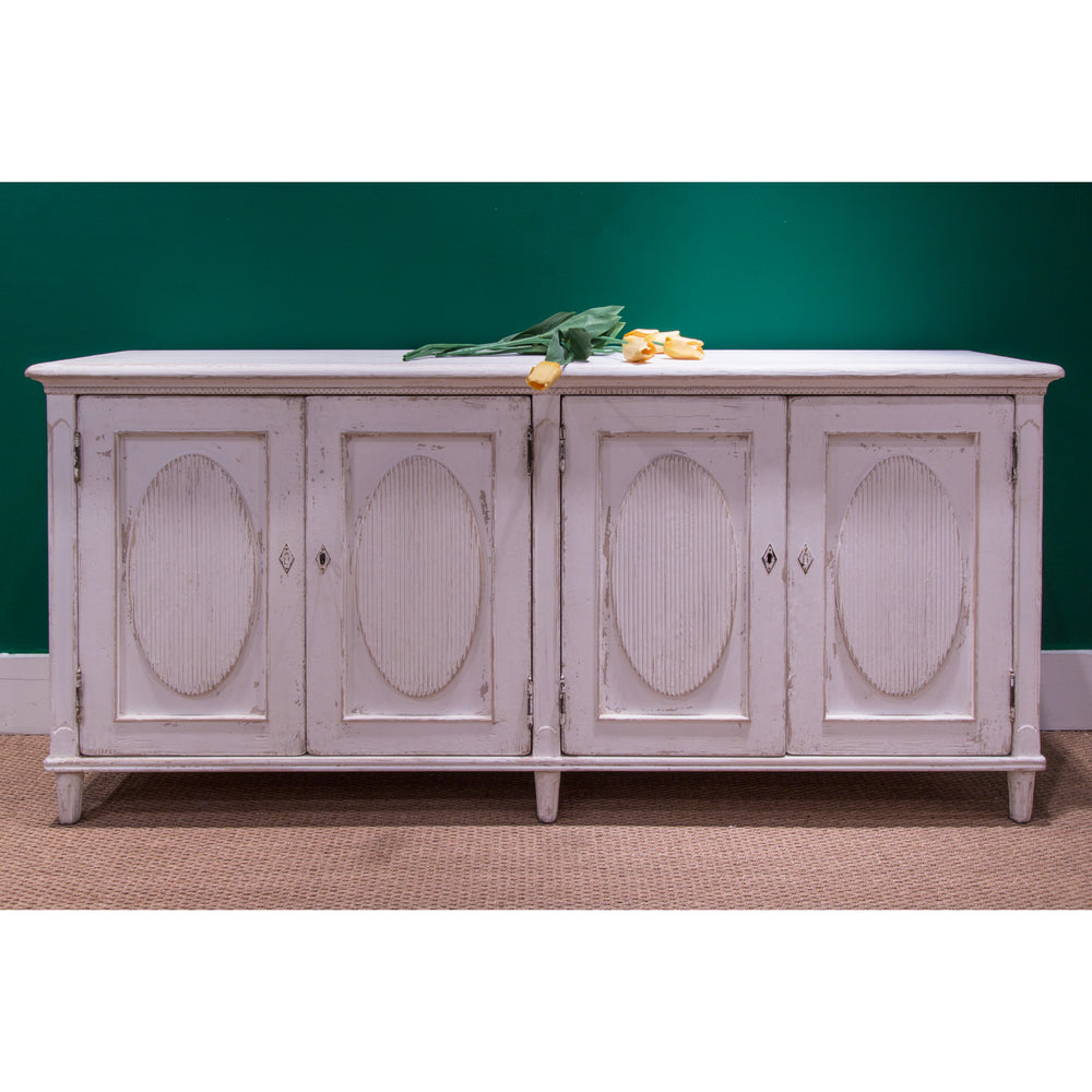 Whitewash Ribbon Sideboard