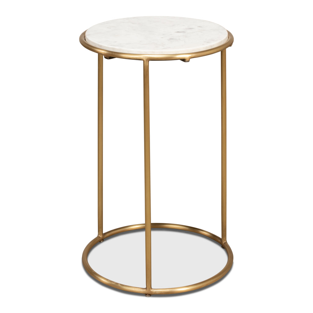 Side Table Marble Top