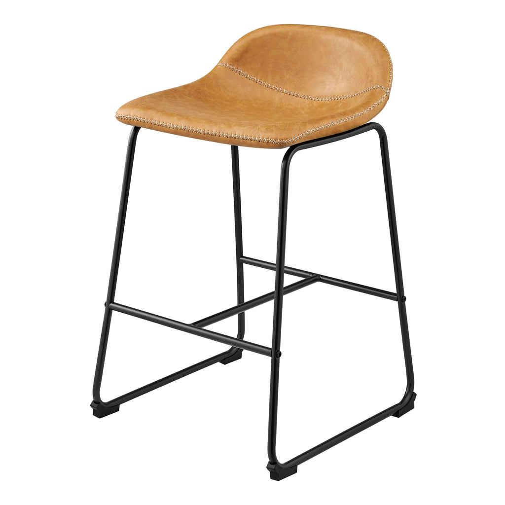Leighton KD PU Counter Stool - Set of 2