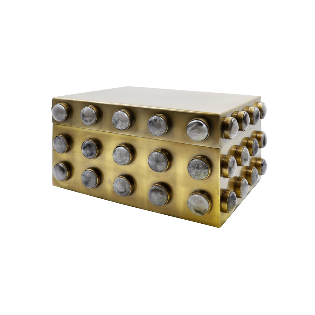 Alba Brass Decorative Box