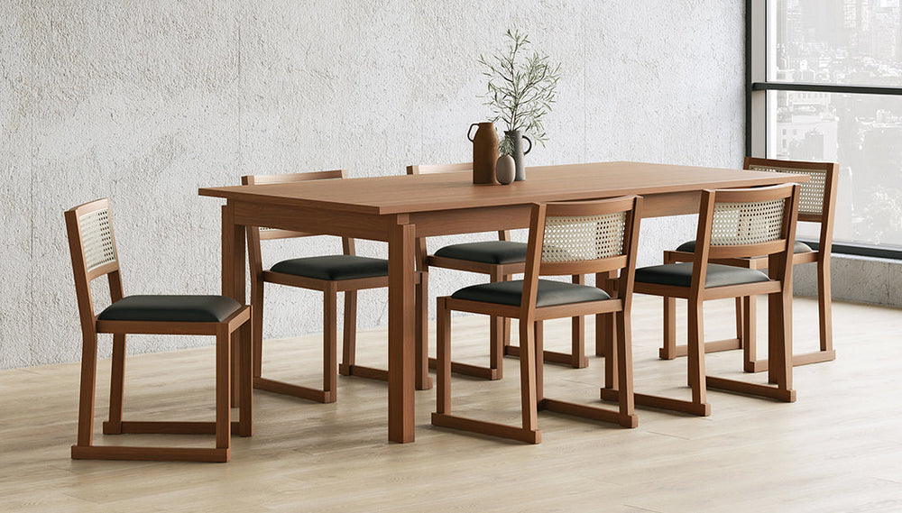 Versatile Annex Table: Notched Legs, Hand-Applied Finish