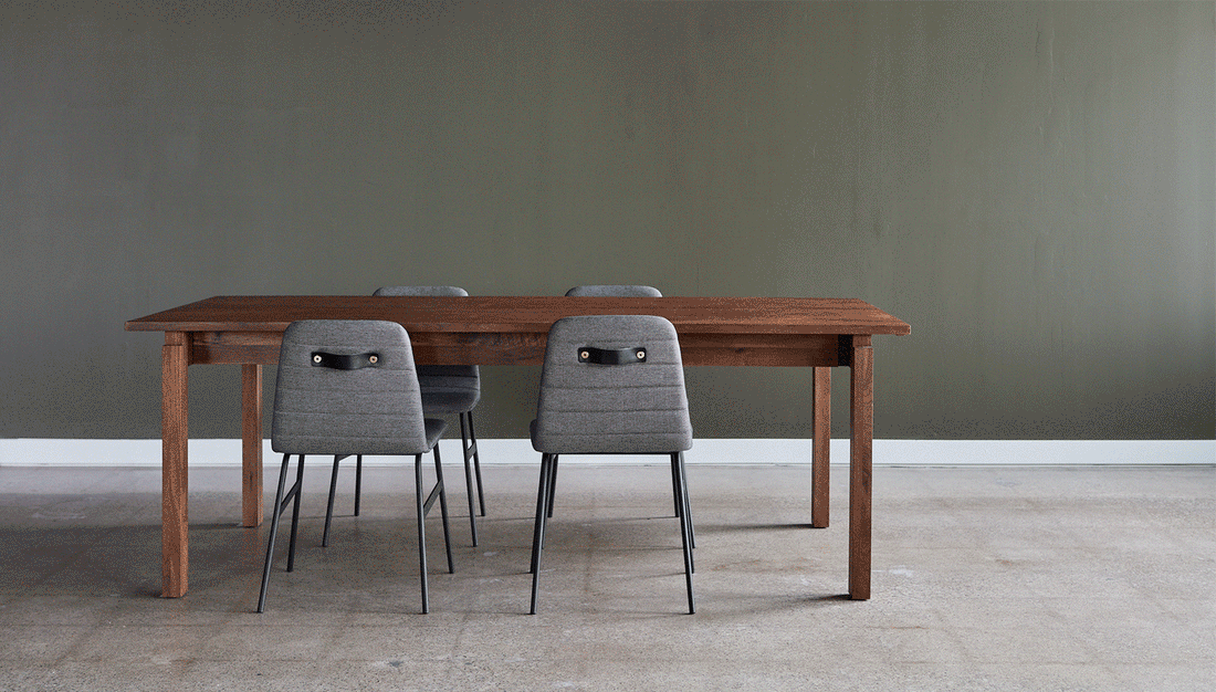 Versatile Annex Table: Notched Legs, Hand-Applied Finish – Old Bones Co ...
