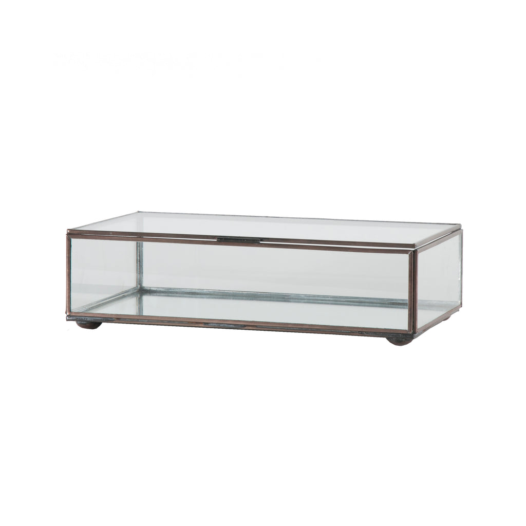 Rectangular Clear Glass Box