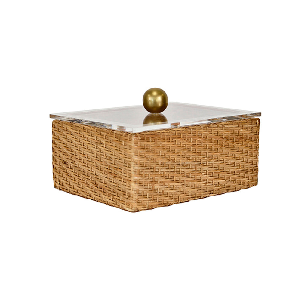 Meryl Woven Rattan Container