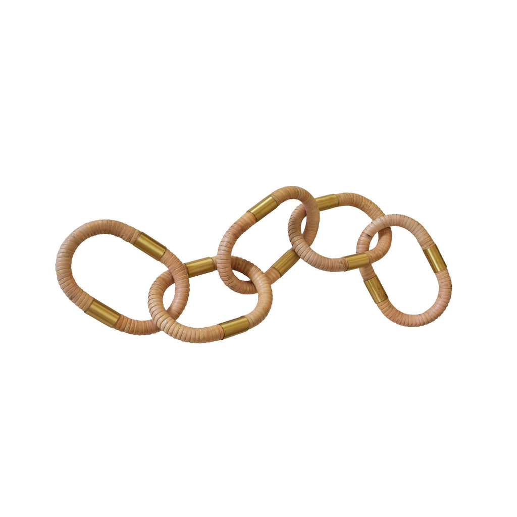 Otto Oval Natural Rattan Decorative Chain