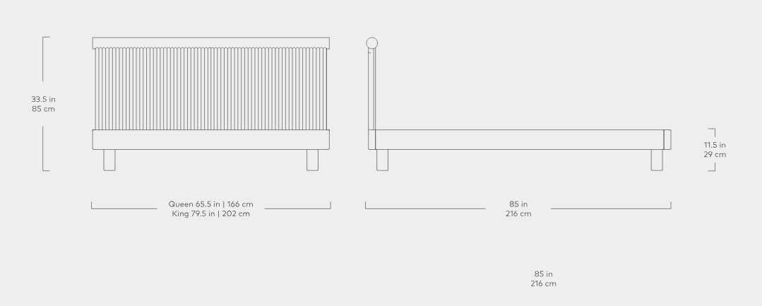 Modern Twist: Odeon Bed with Classic Shapes – Old Bones Co | Studios