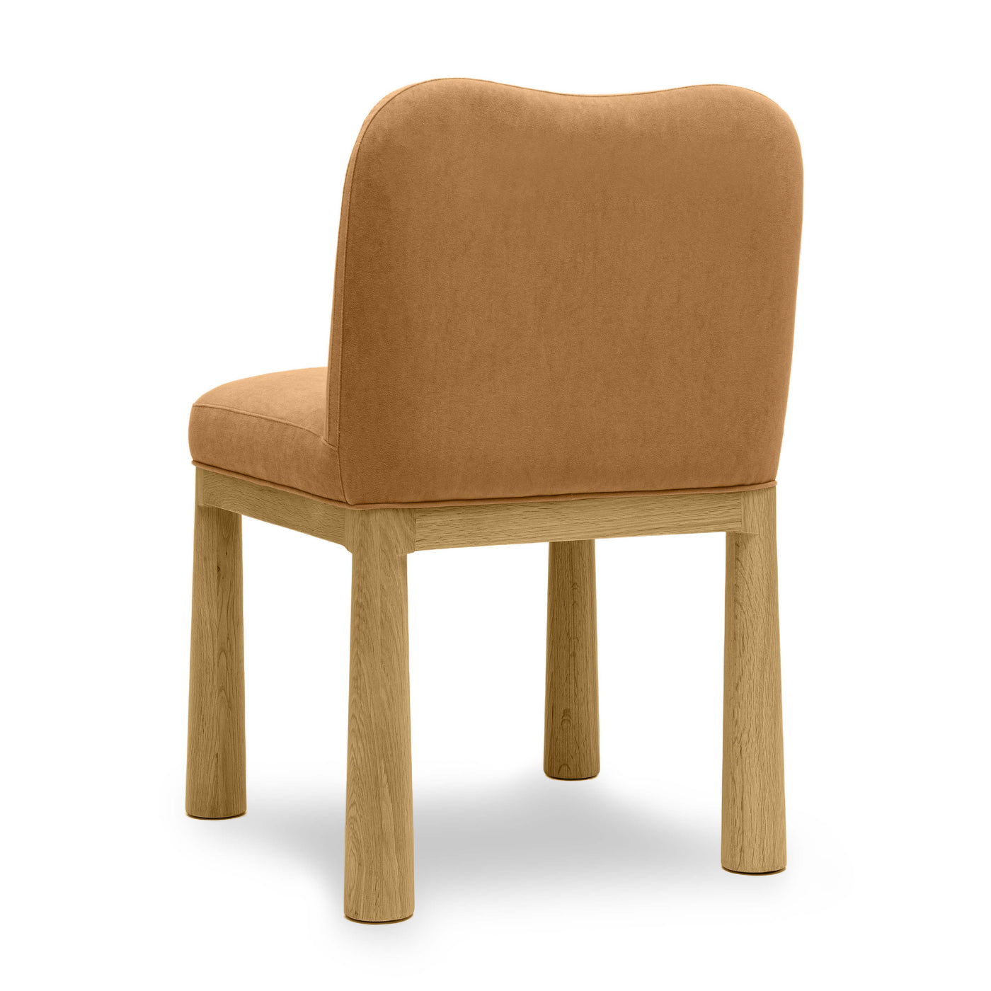 Tiara Velvet Oak Dining Chair