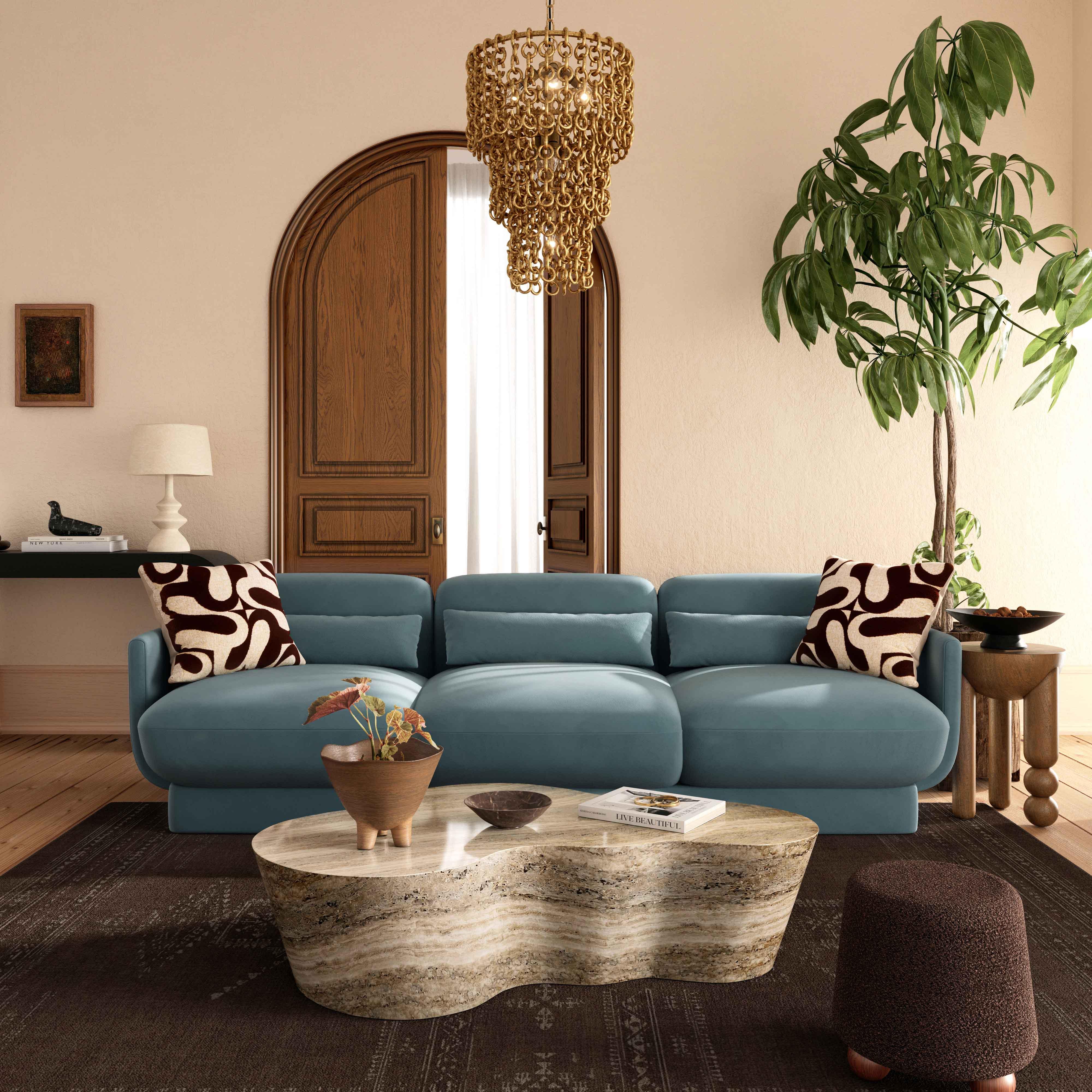 Velvet settee for sale store