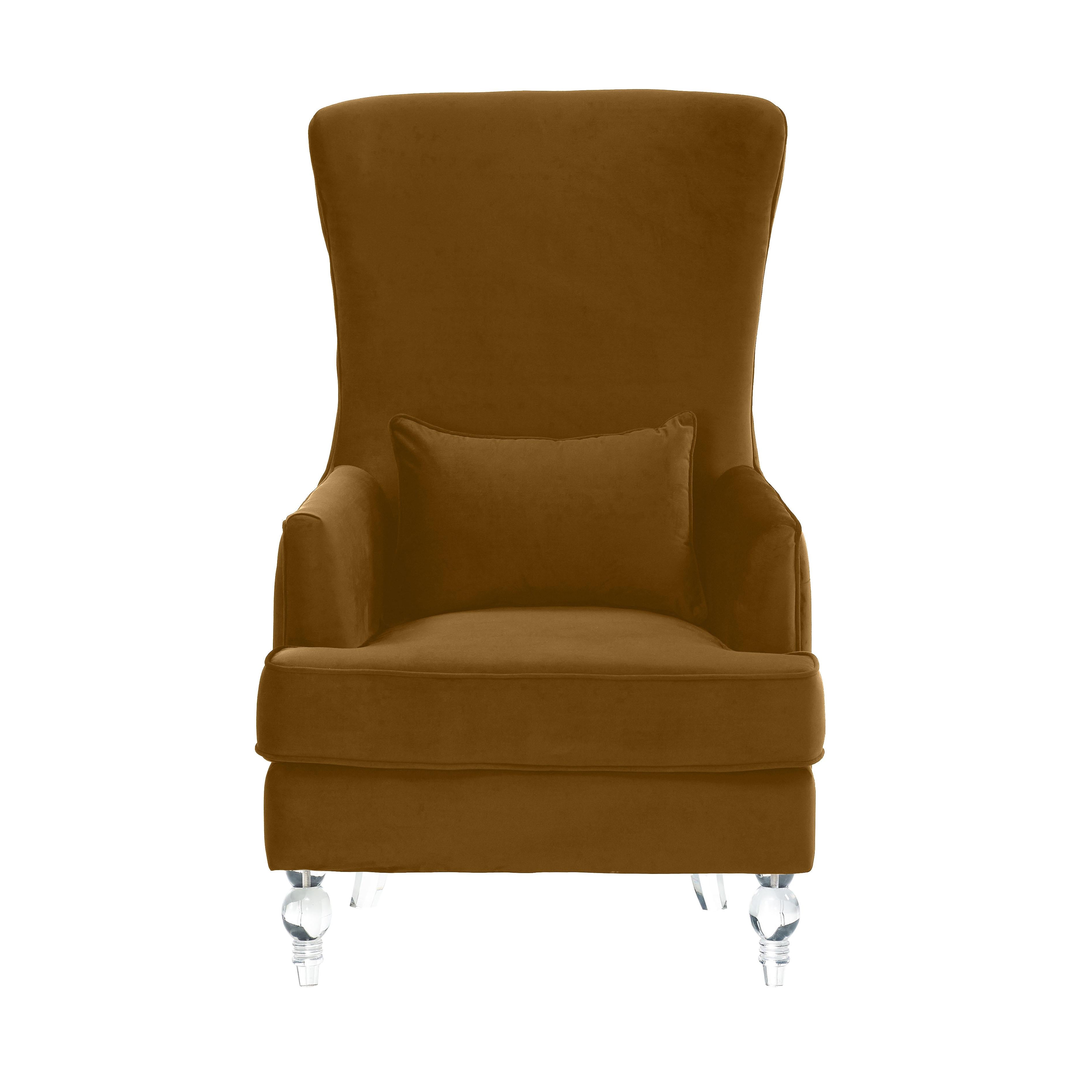 Aubree Tall Chair with Acrylic Legs