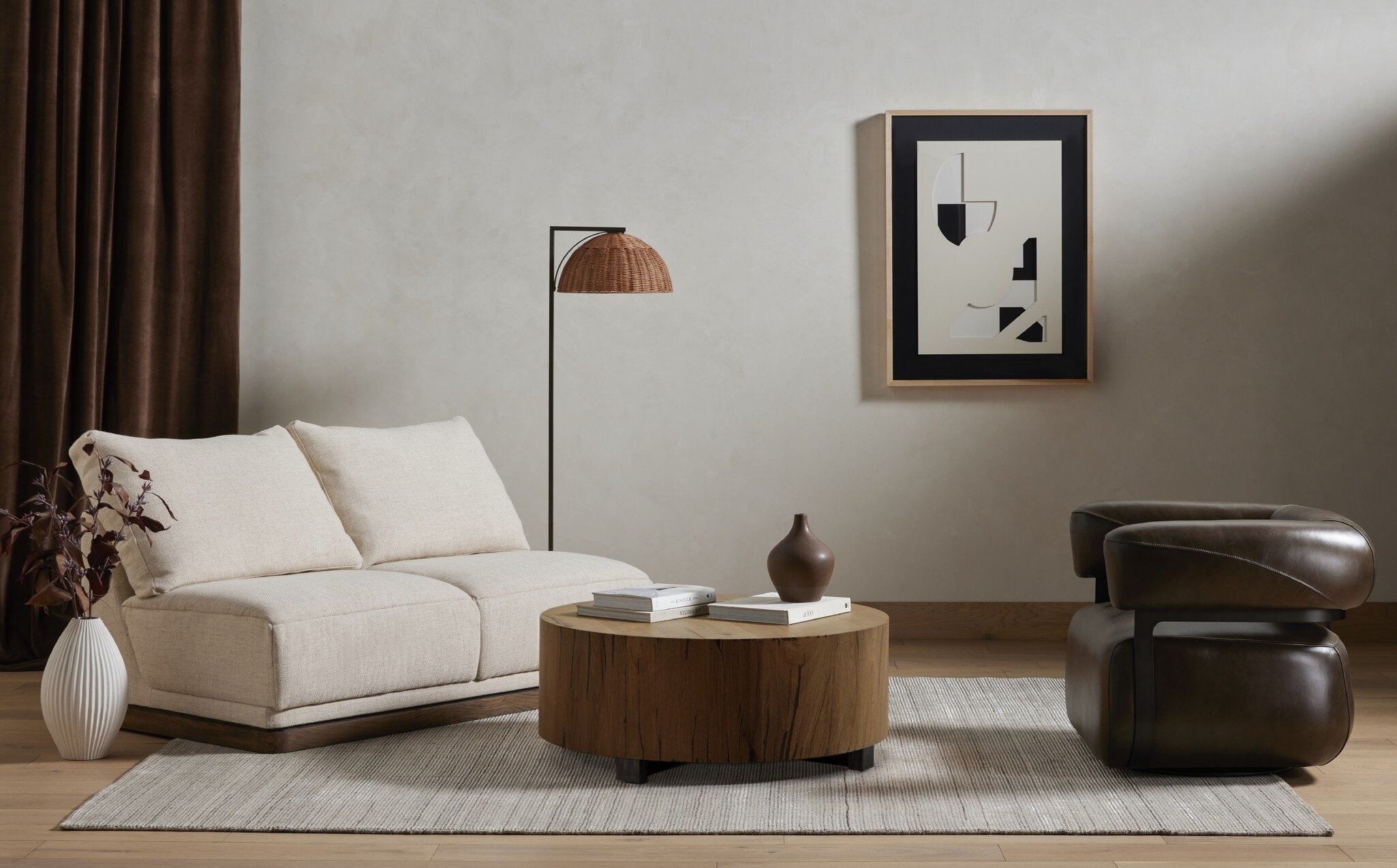 Hudson james collection round coffee table store