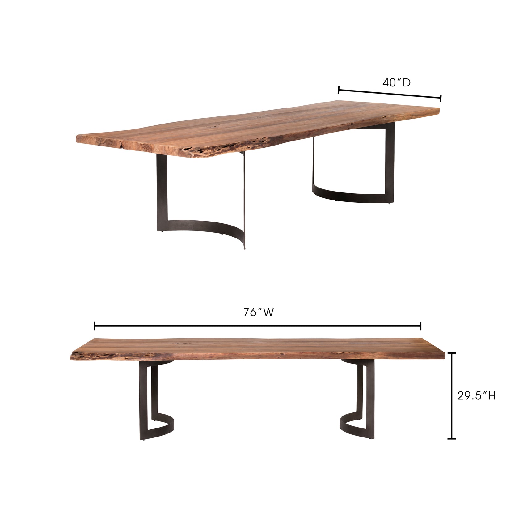 Bent Dining Table – Old Bones Co | Studios