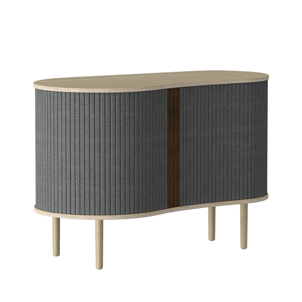 Audacious Cabinet - Light Oak - Slate Grey – Old Bones Co | Studios