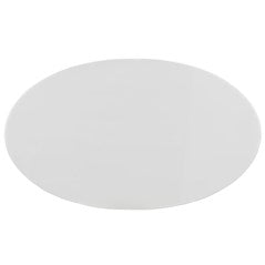 Ora Oval White Top Table – Old Bones Co | Studios