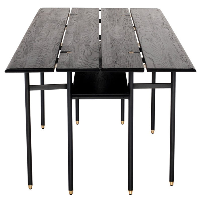 Stacking Drop Leaf Dining Table - Black